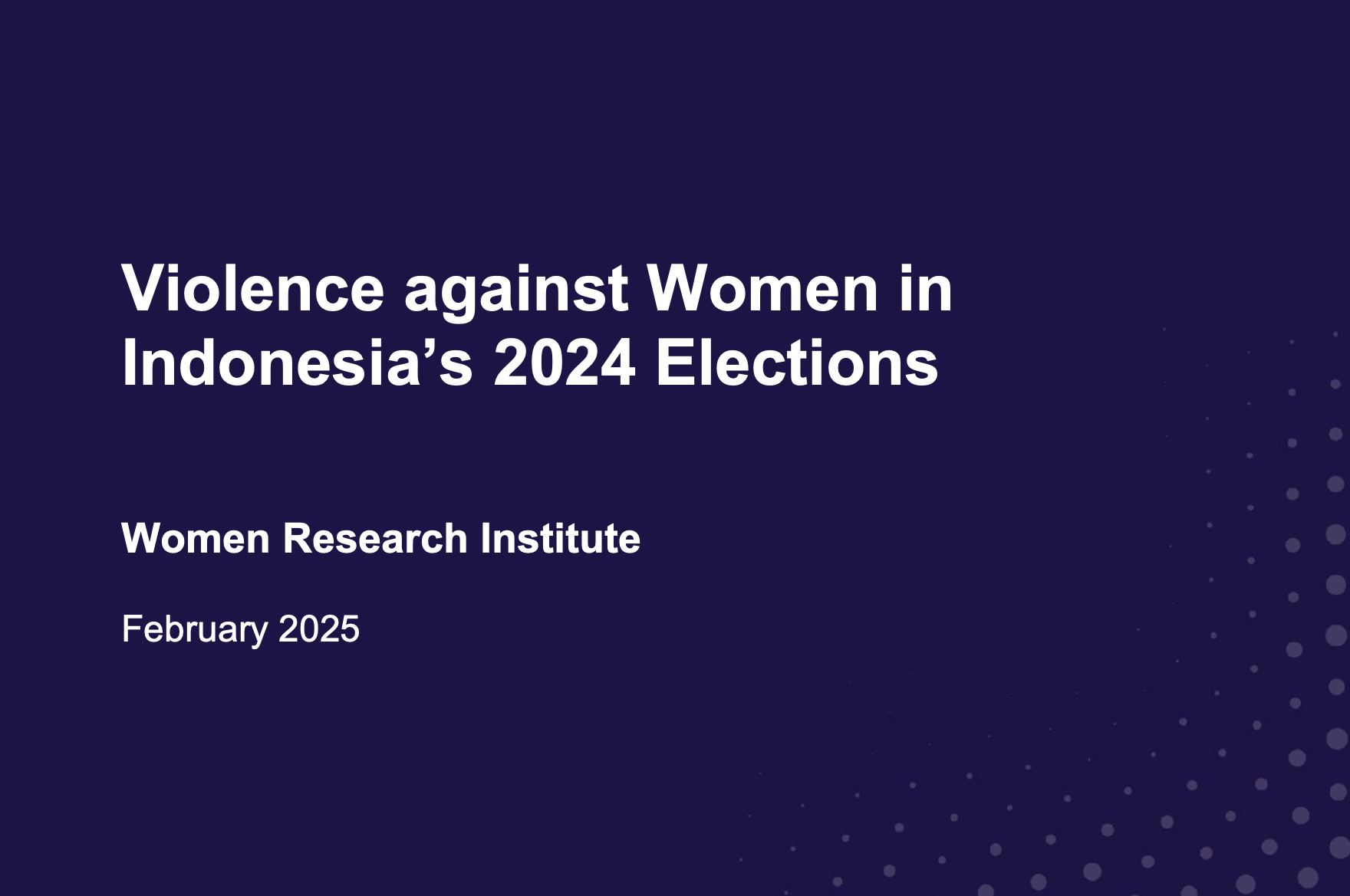 Menerjemahkan Laporan Westminster Foundation for Democracy